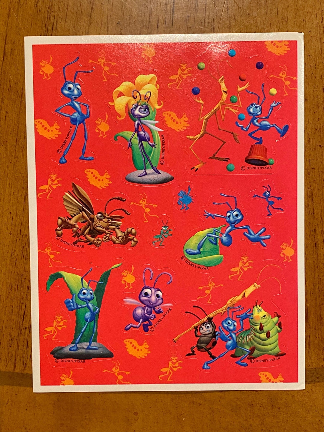A Bug’s Life Vintage Stickers - Etsy