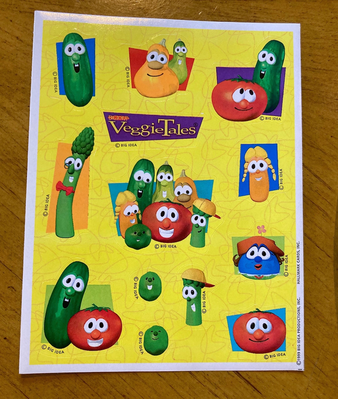Veggietales Vintage Stickers - Etsy