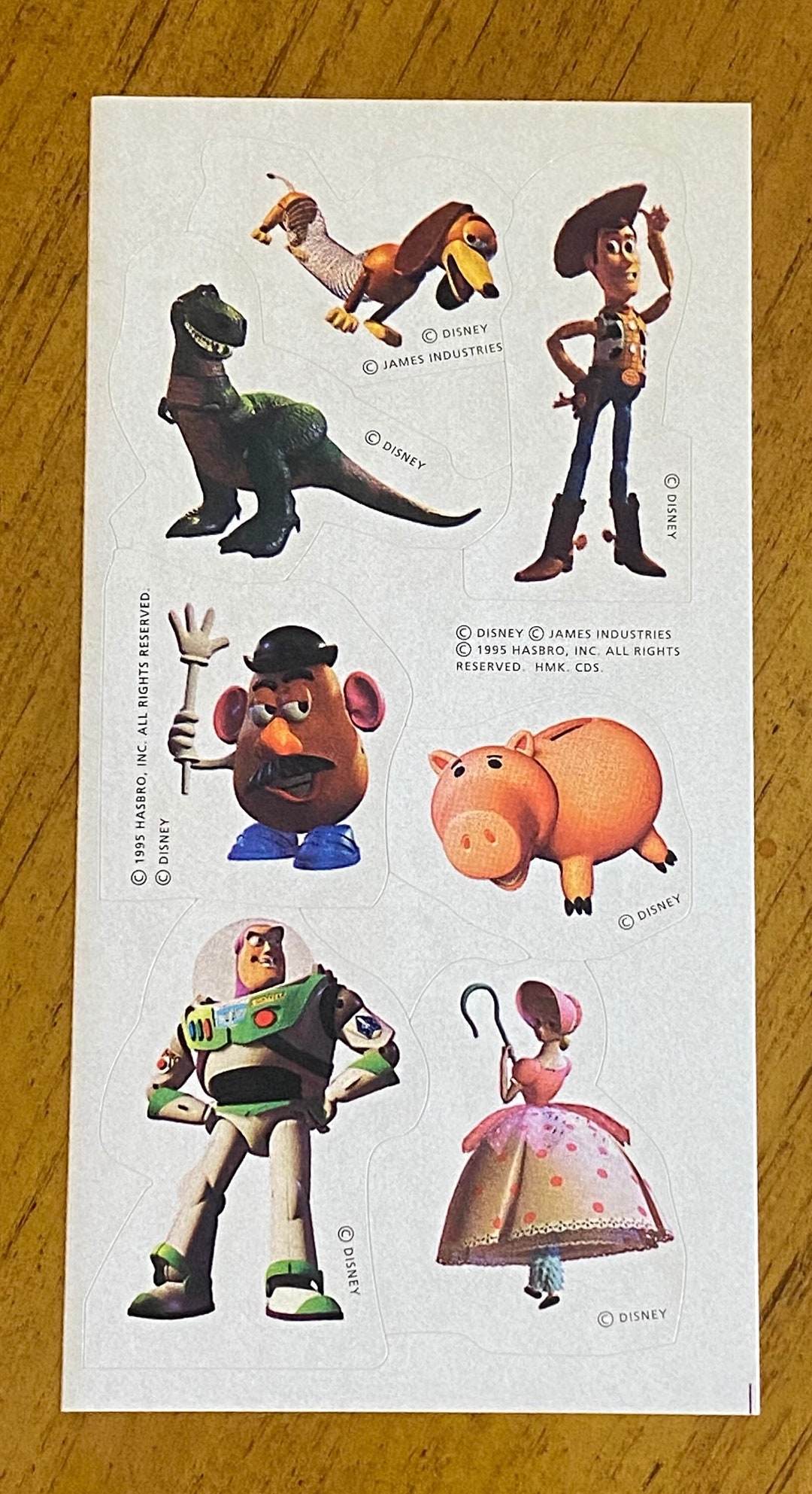 Vintage Toy Story Sticker Sheet - Etsy