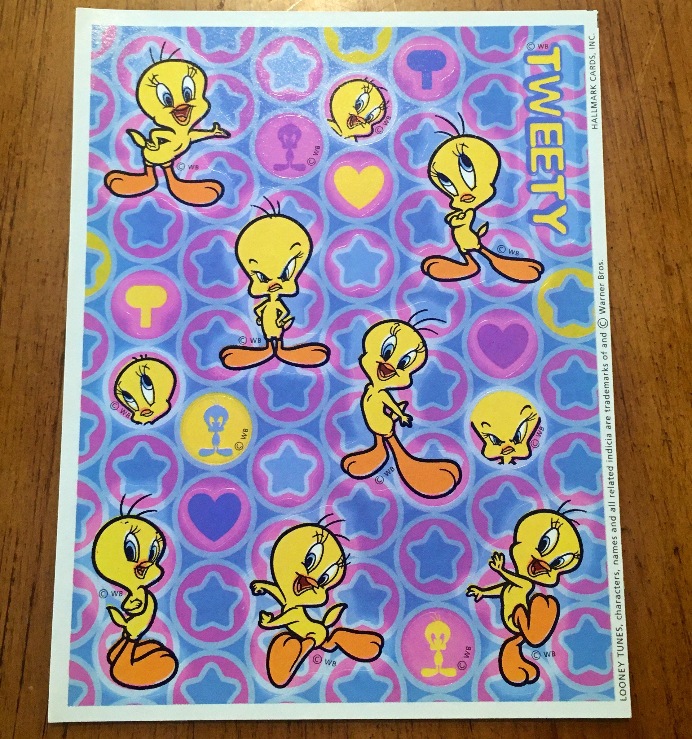 Tweety Bird Vintage Sticker Sheets - Etsy