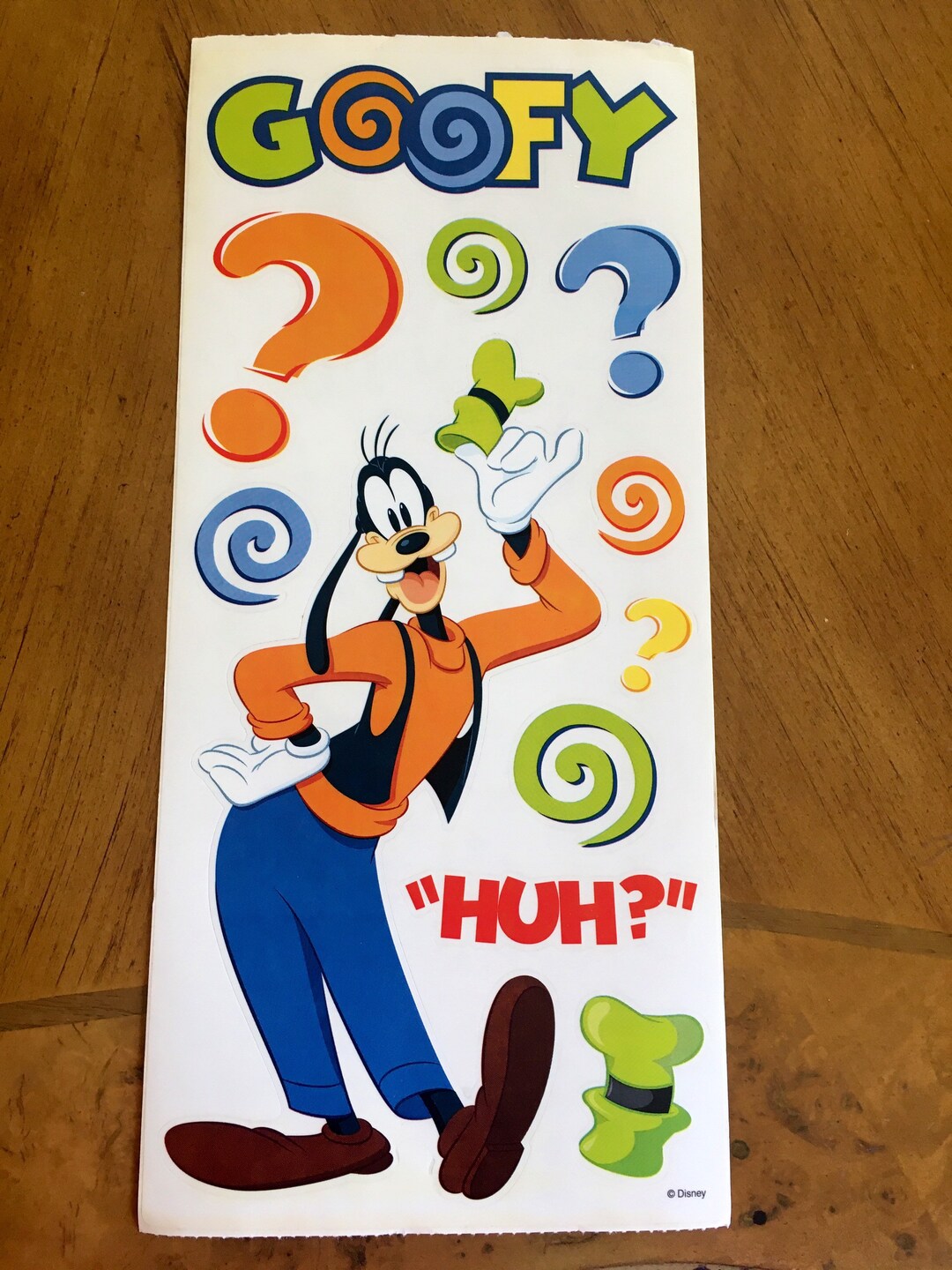 Goofy Vintage Large Sticker Sheet - Etsy
