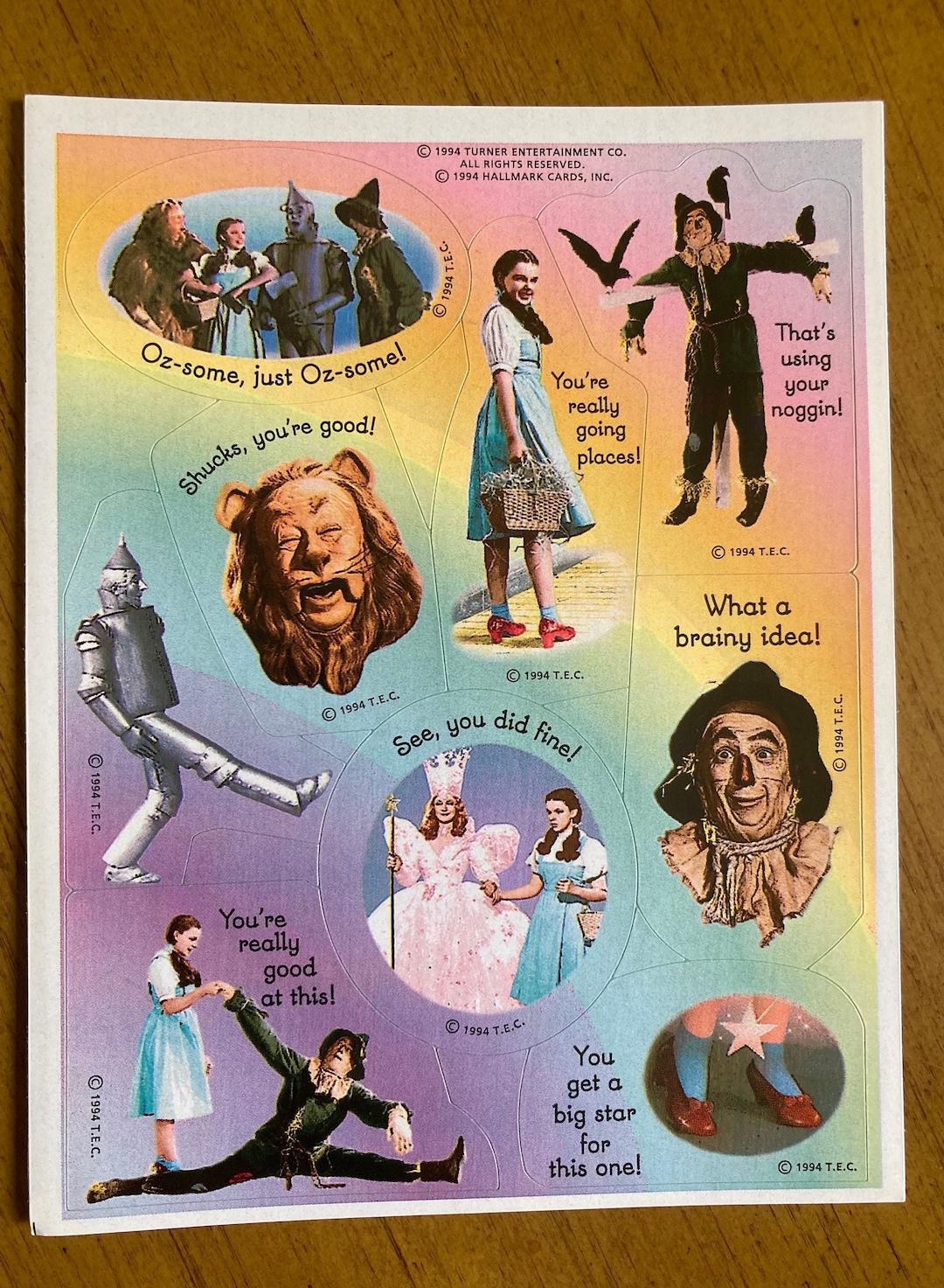 Vintage Wizard of Oz Reward Stickers - Etsy