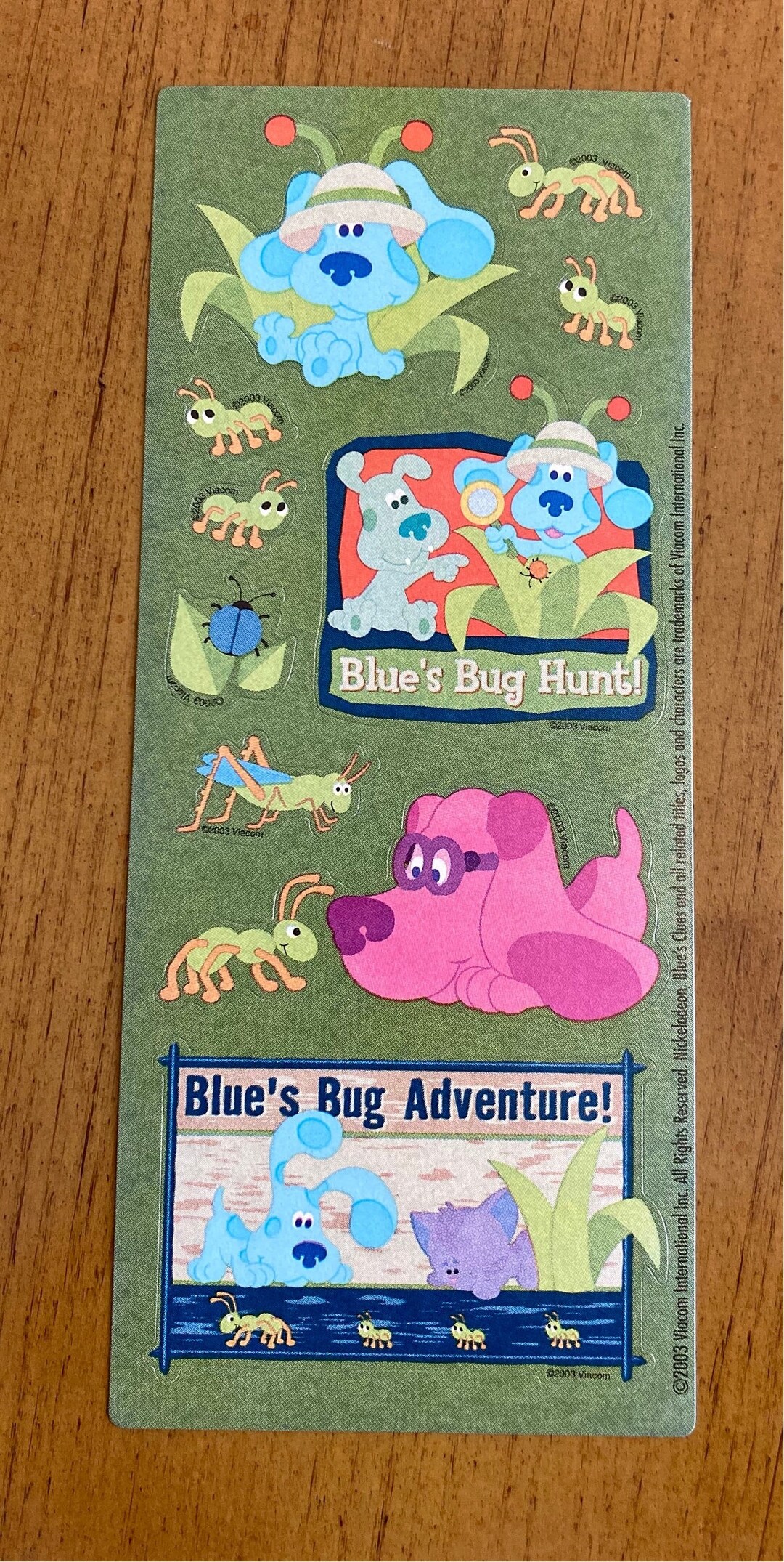 Vintage Blues Big Adventure Blues Clues Stickers - Etsy