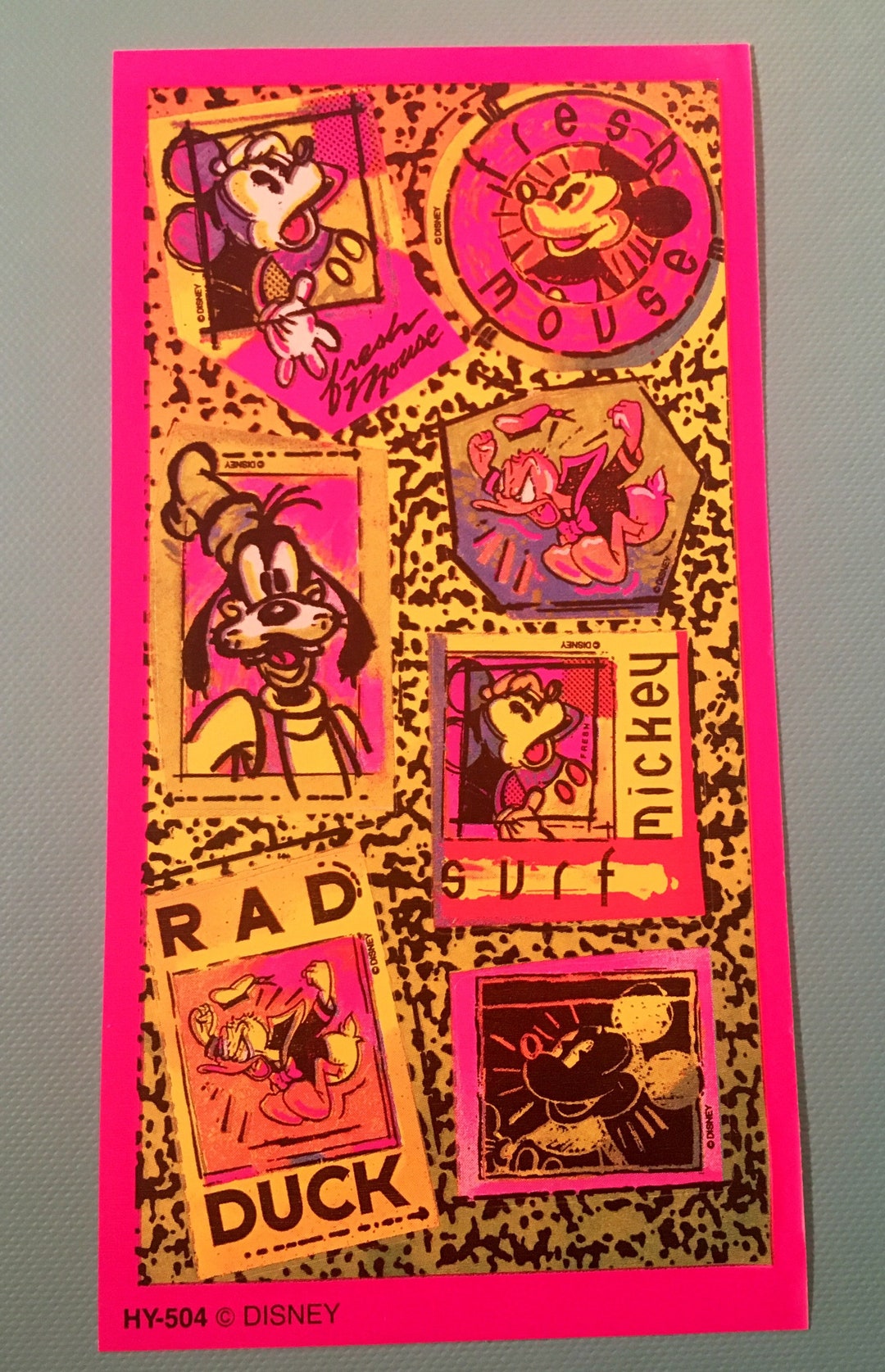 Vintage Retro Disney Removable Stickers - Etsy