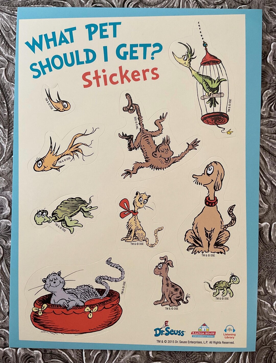 Dr Seuss Which Pet Should I Get Stickers - Etsy