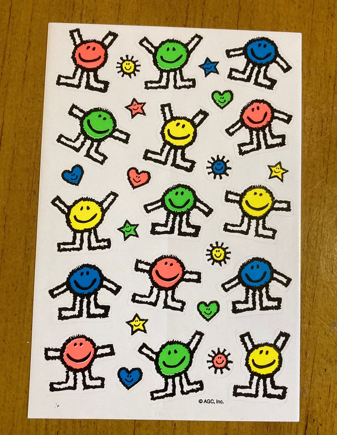 AGC Smiley Stickers - Etsy