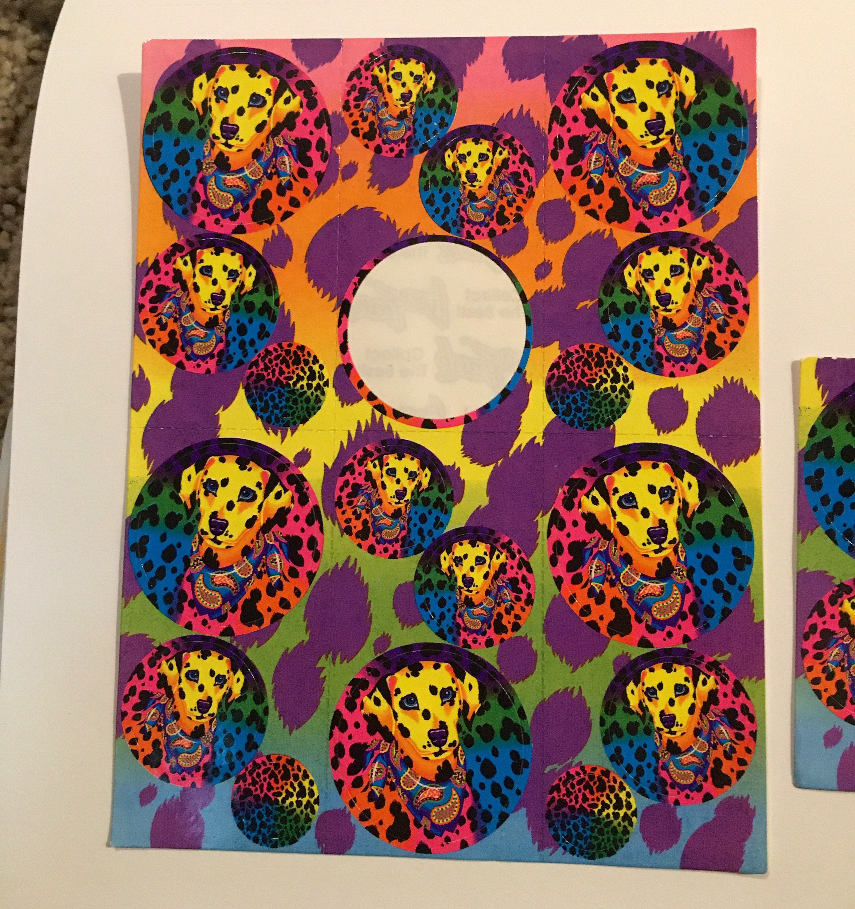 SET of Vintage Lisa Frank Dalmatian Sticker Sheets | Etsy