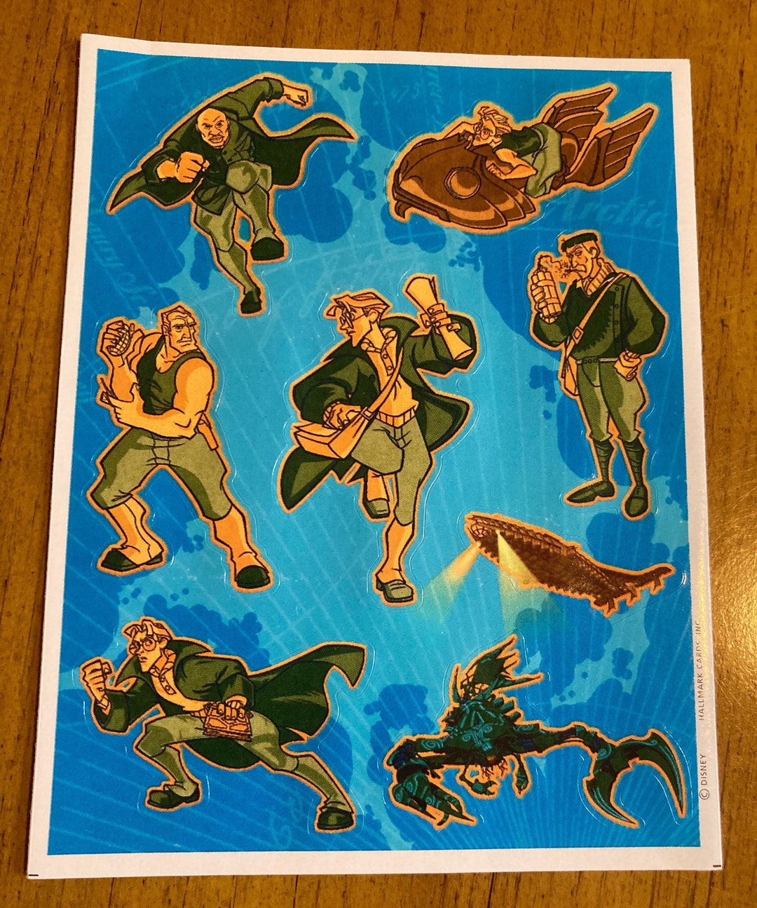 Atlantis the Lost Empire Sticker Sheet - Etsy