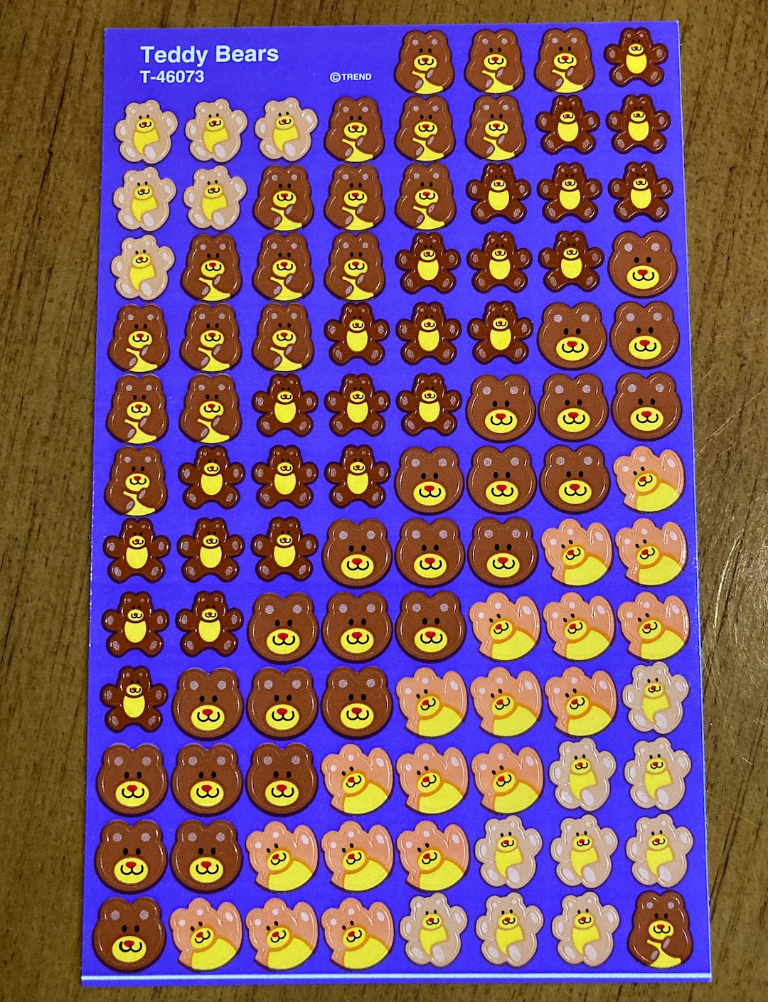 Vintage Teddy Bear Stickers - Etsy