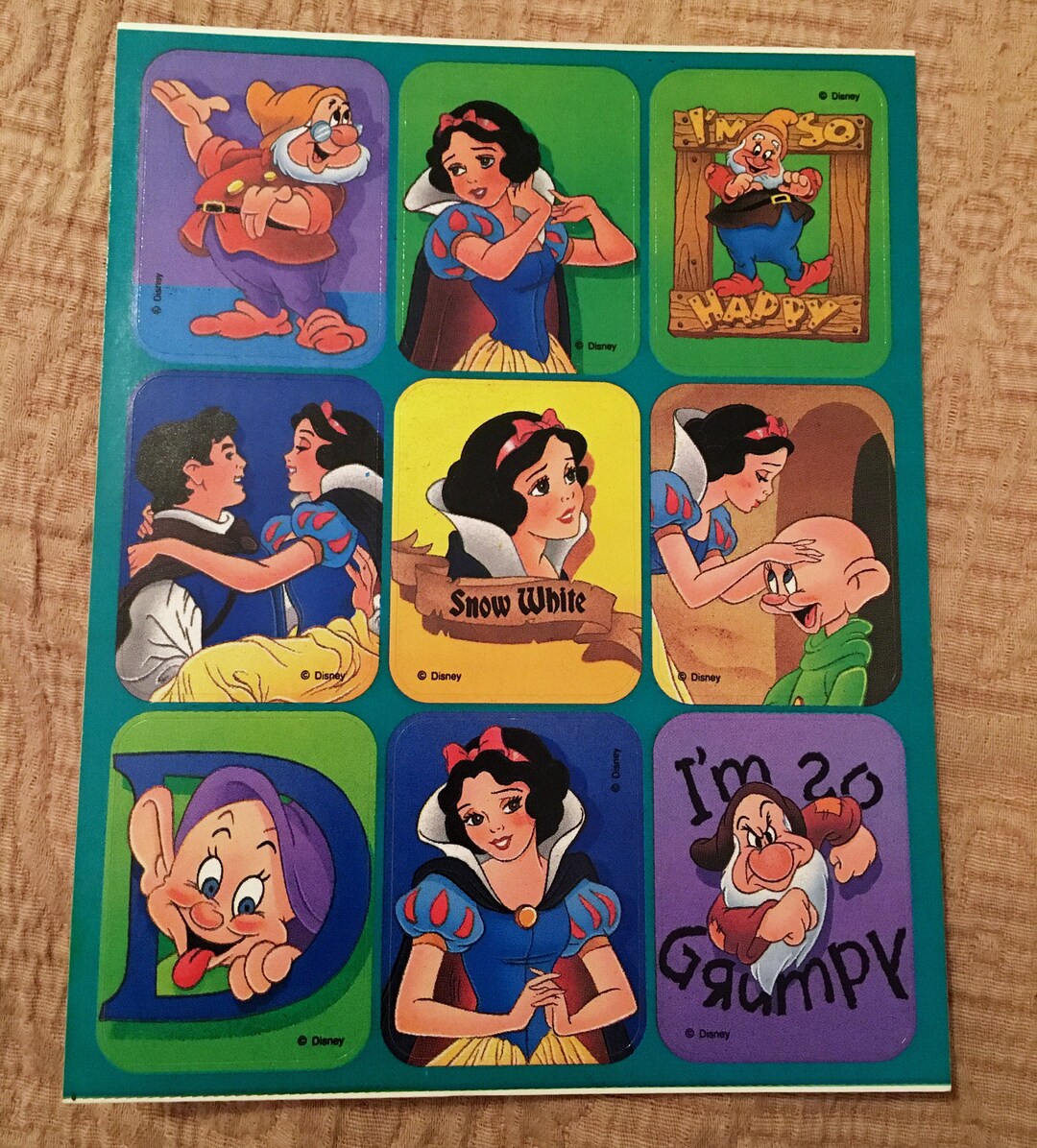 Snow White Vintage Stickers - Etsy