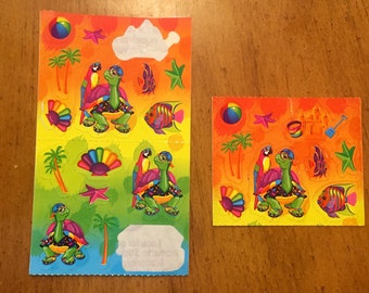 Lisa Frank Turtle - Etsy