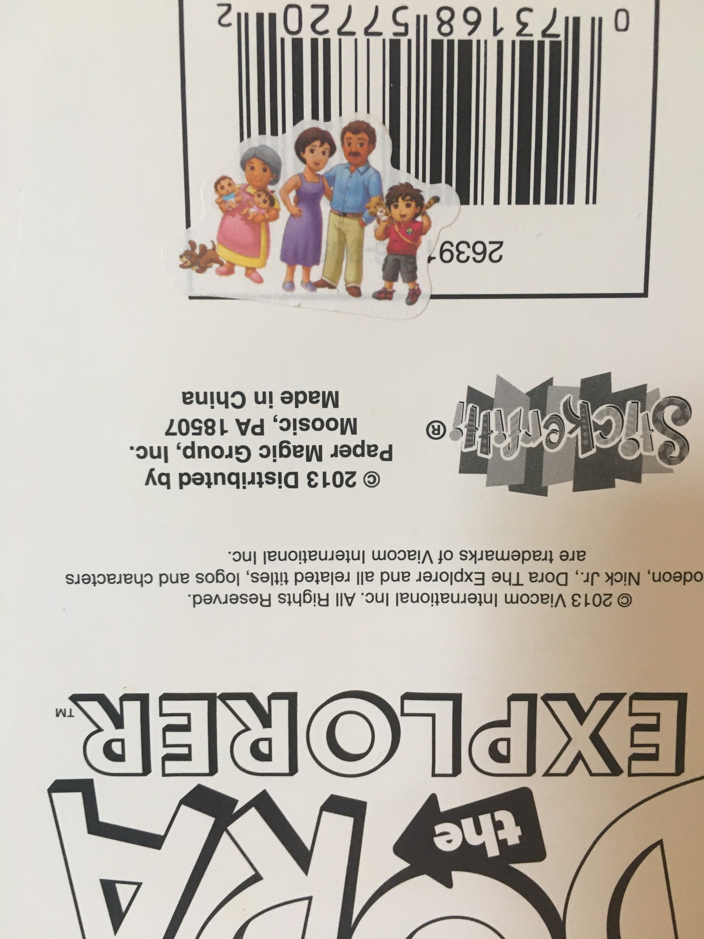 Vintage Dora the Explorer sticker book | Etsy