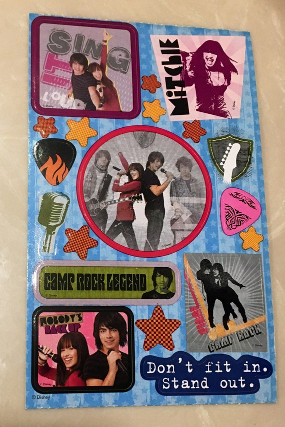 Vintage CAMP ROCK Sandylion Stickers - Etsy