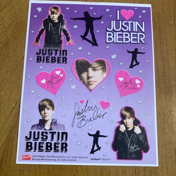 Justin Bieber - Etsy