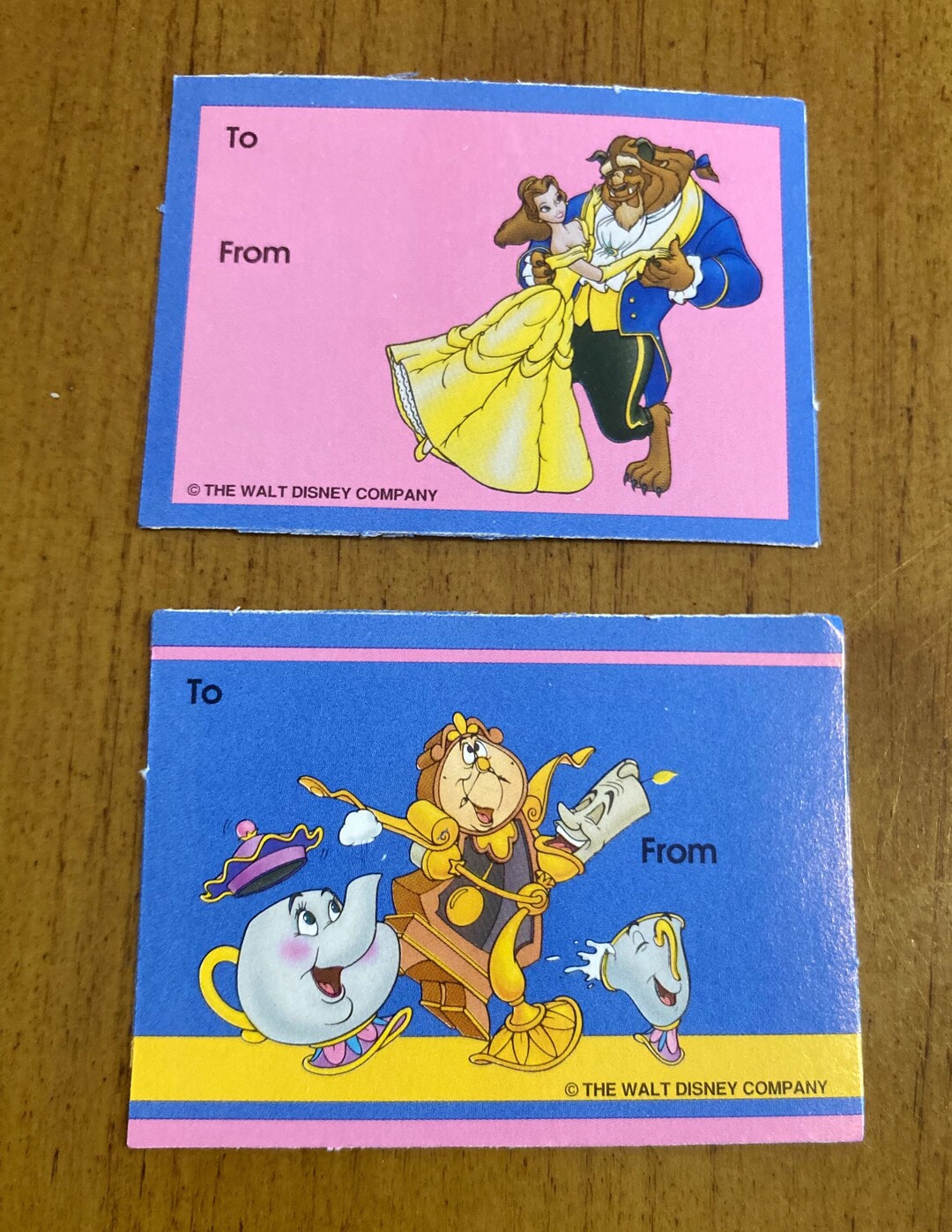 Set of 2 Belle Beauty and the Beast Gift Tags - Etsy