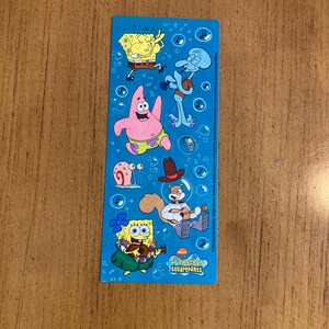 Vintage Spongebob Gary Patrick Squidward Sandy Stickers - Etsy