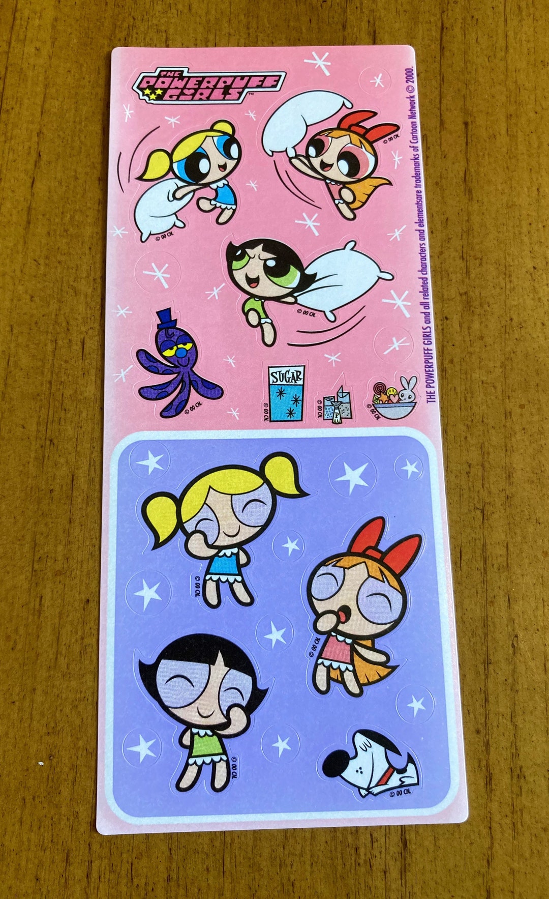 Power Puff Girls Sleepover Slumber Party Sticker Sheet - Etsy