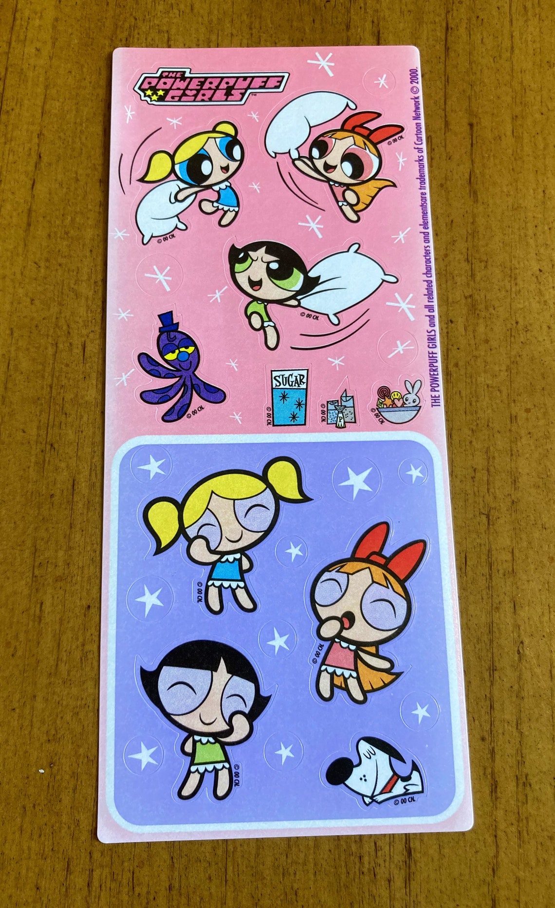 Power Puff Girls Sleepover Slumber Party Sticker Sheet - Etsy
