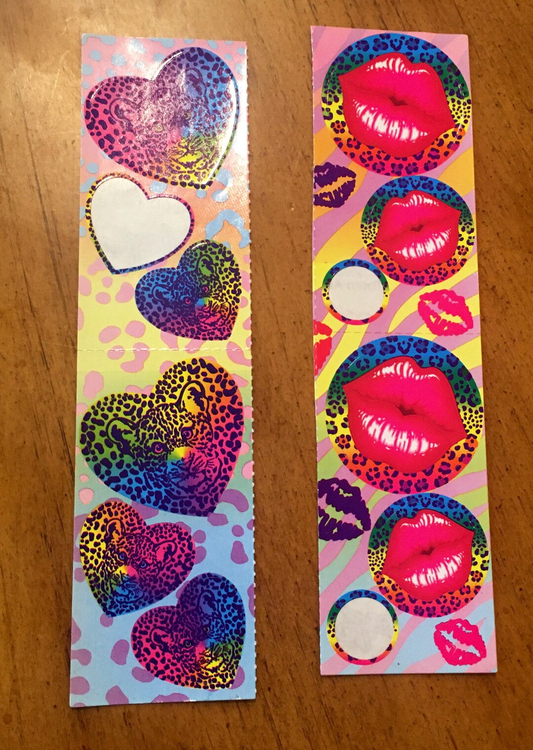 SET Vintage Lisa Frank Leopard Print Sticker Sheets - Etsy