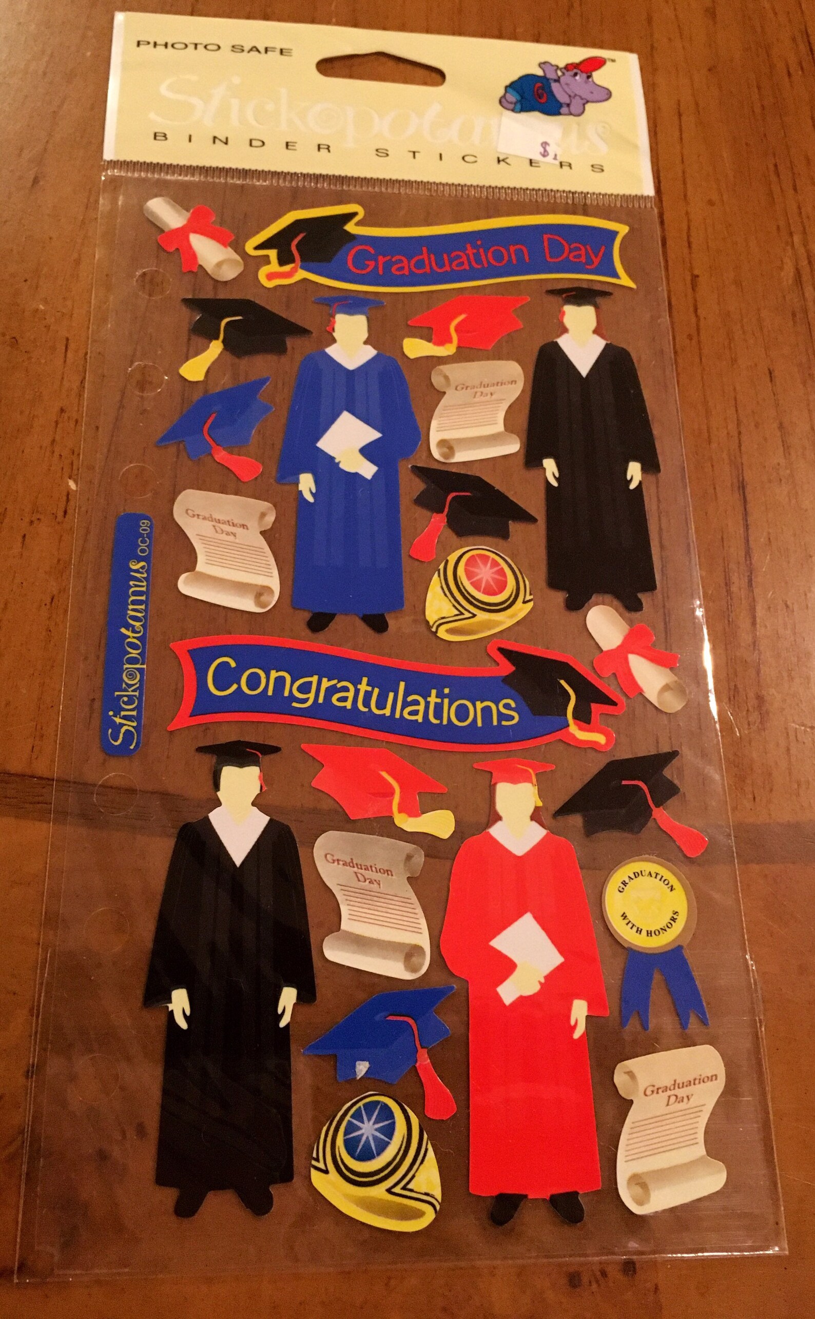 Vintage Sealed Graduation Scrapbooking Sticker Sheet - Etsy