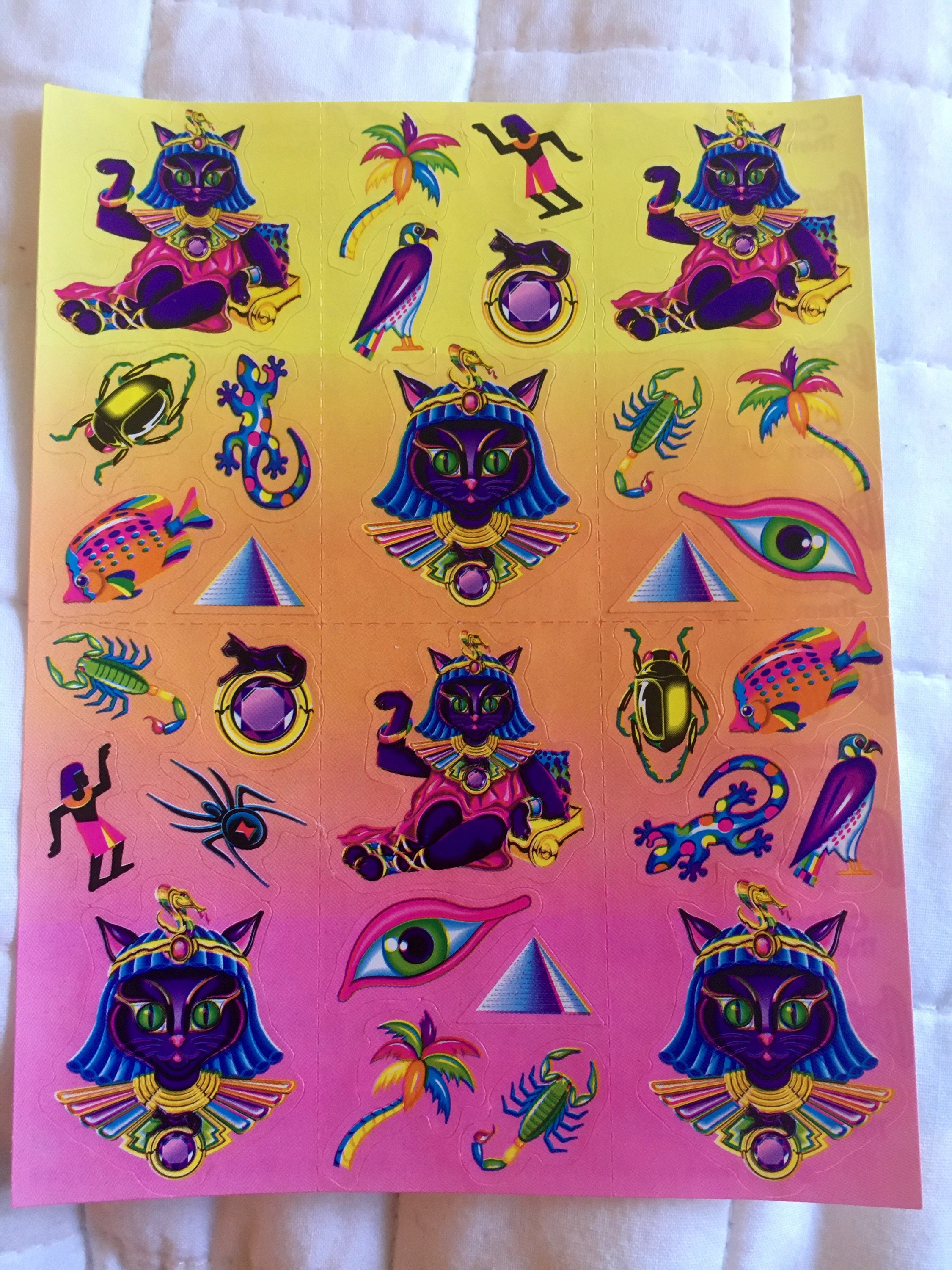 Stickers, Labels & Tags Stickers Vintage Lisa Frank Stickers etna.com.pe