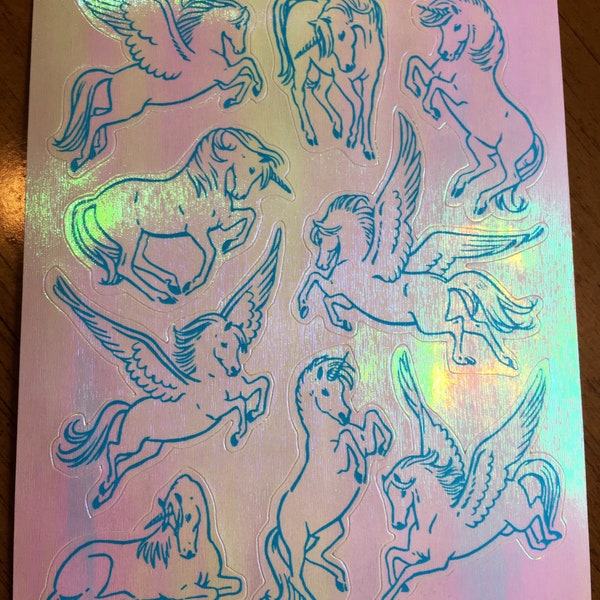 Unicorn Stickers - Etsy