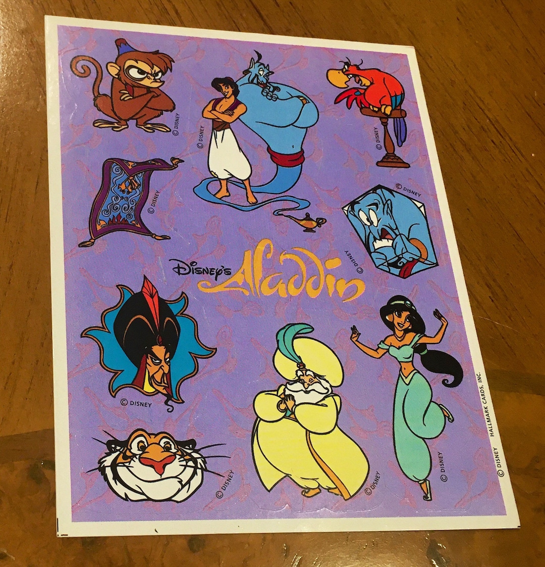 Aladdin Vintage Stickers - Etsy