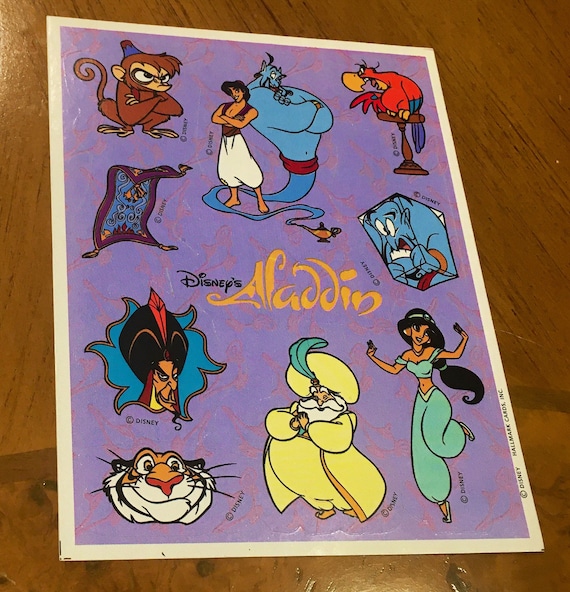 Aladdin Vintage Stickers | Etsy