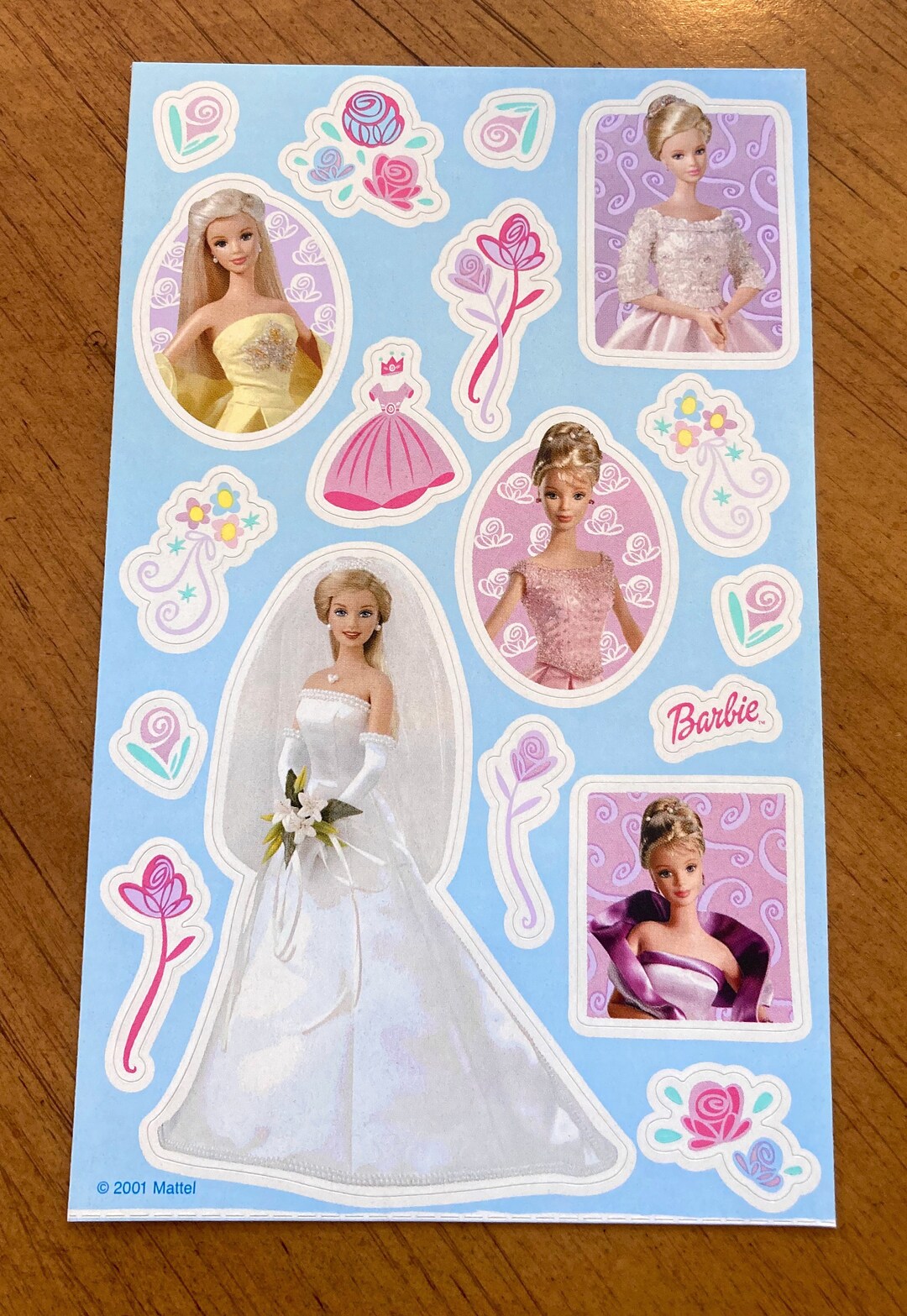 Vintage Bridal BARBIE Stickers - Etsy