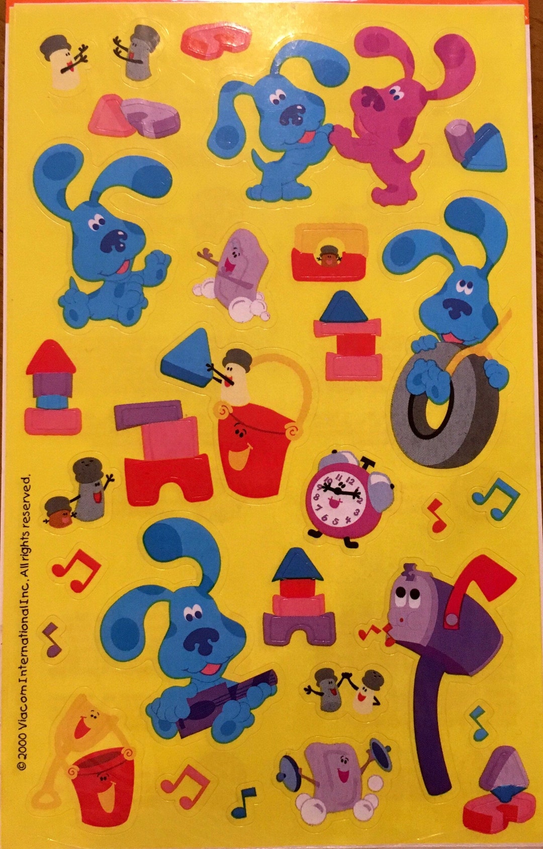 Vintage Blues Clues Stickers - Etsy