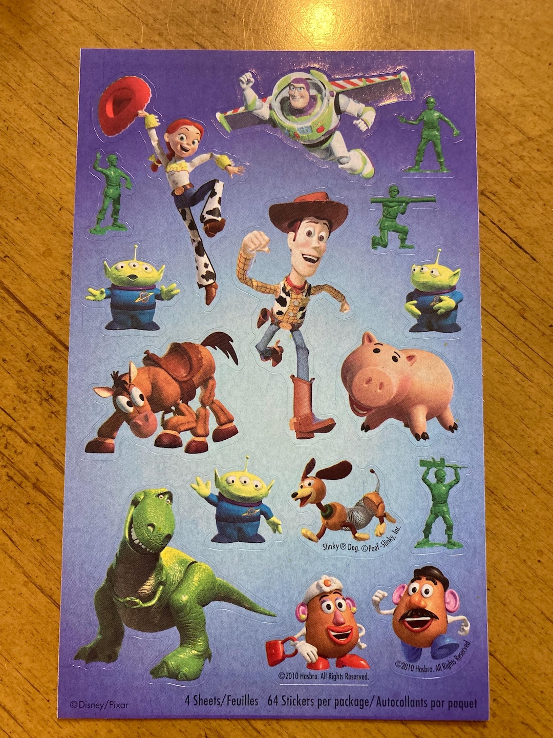 Vintage Toy Story Sticker Sheet - Etsy
