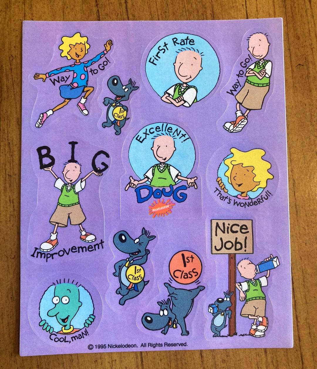 Vintage Doug Stickers - Etsy