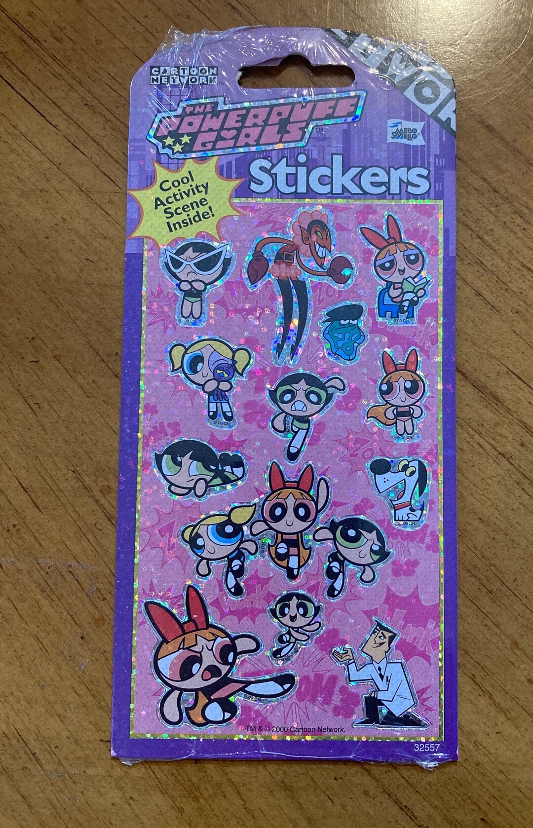 Power Puff Girls Vintage Sticker Sheet With Scene Still Sealed - Etsy