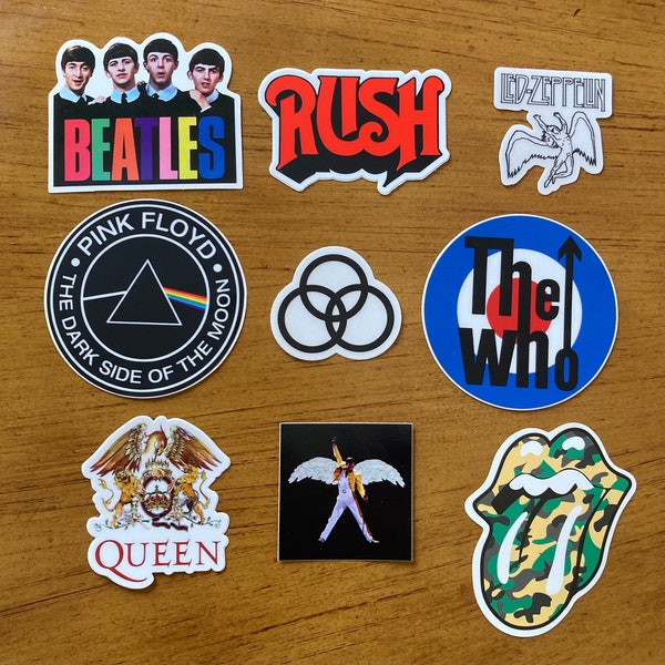Rock Band Stickers - Etsy