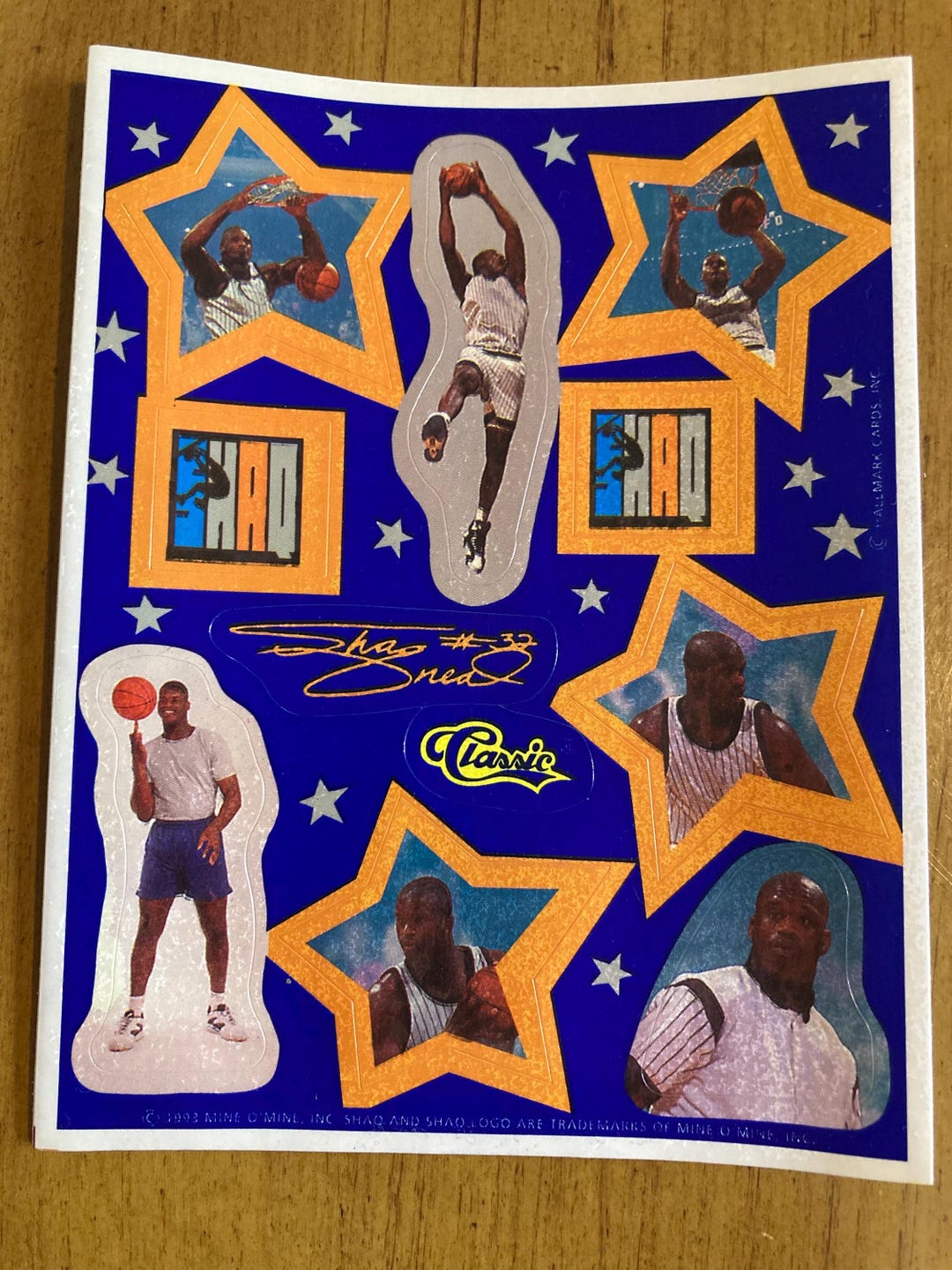 90s Shaq Basketball Stickers - Etsy