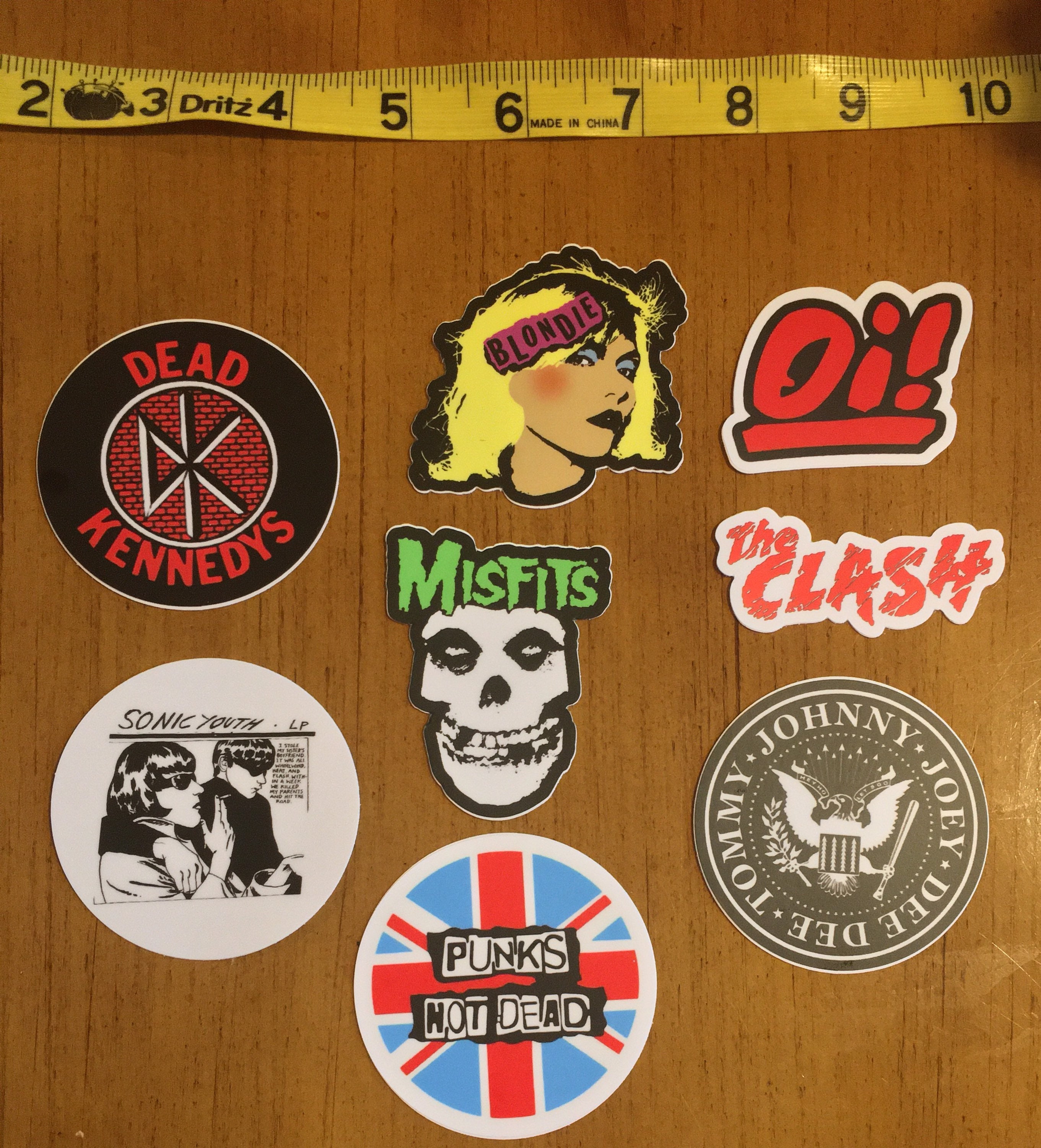 Punk Rock Band Stickers | Etsy