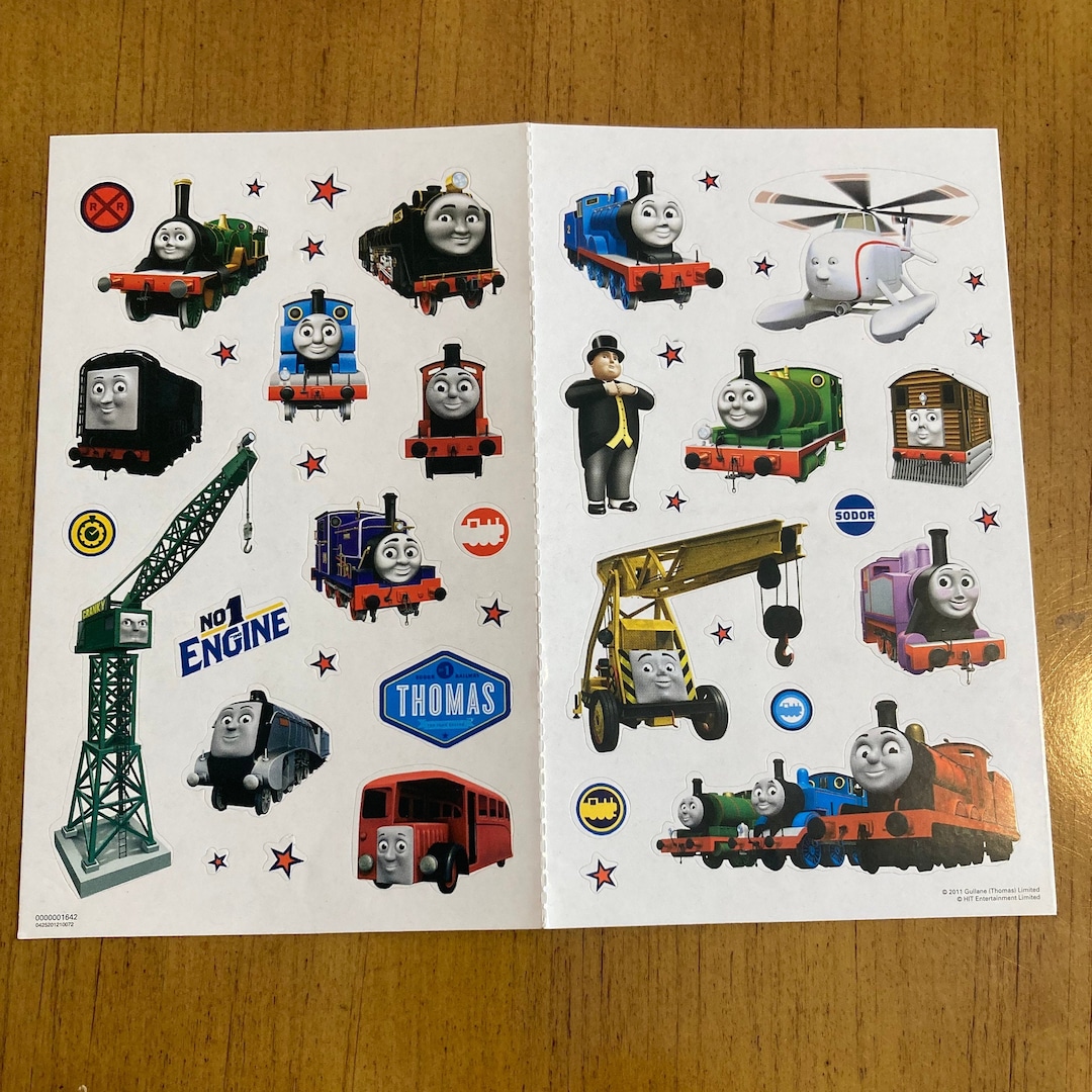 Thomas & Friends Sticker Sheets - Etsy