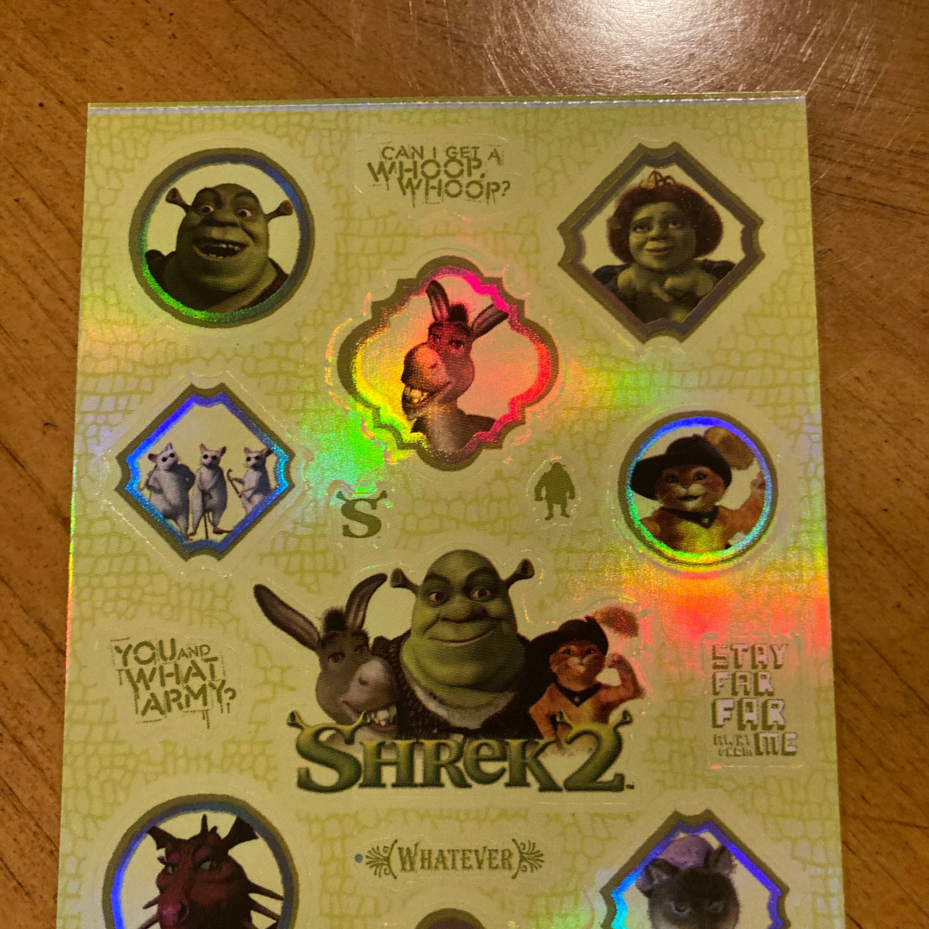Vintage Shrek Sticker Sheet | Etsy
