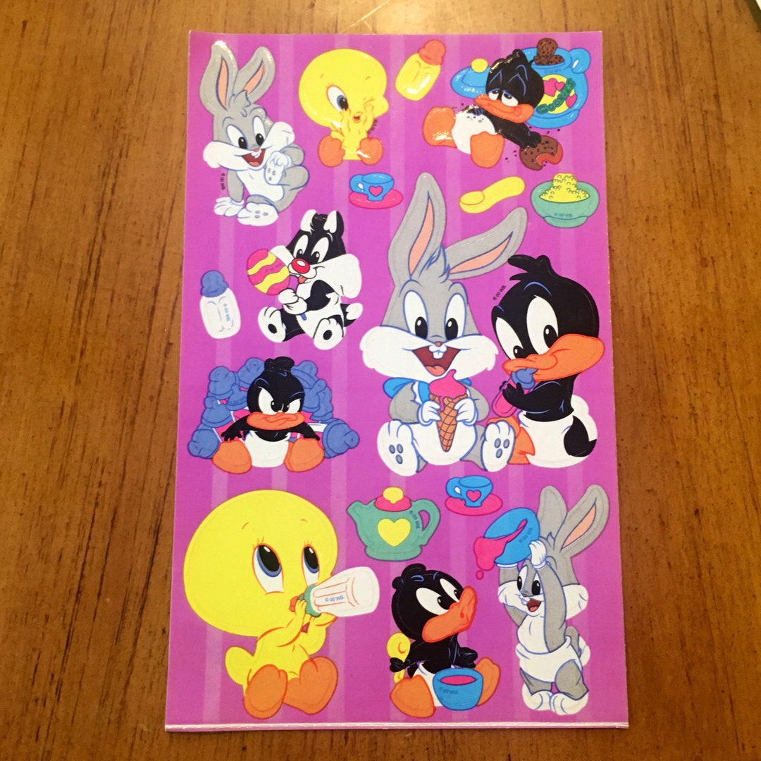 Vintage Baby Looney Tunes Stickers - Etsy