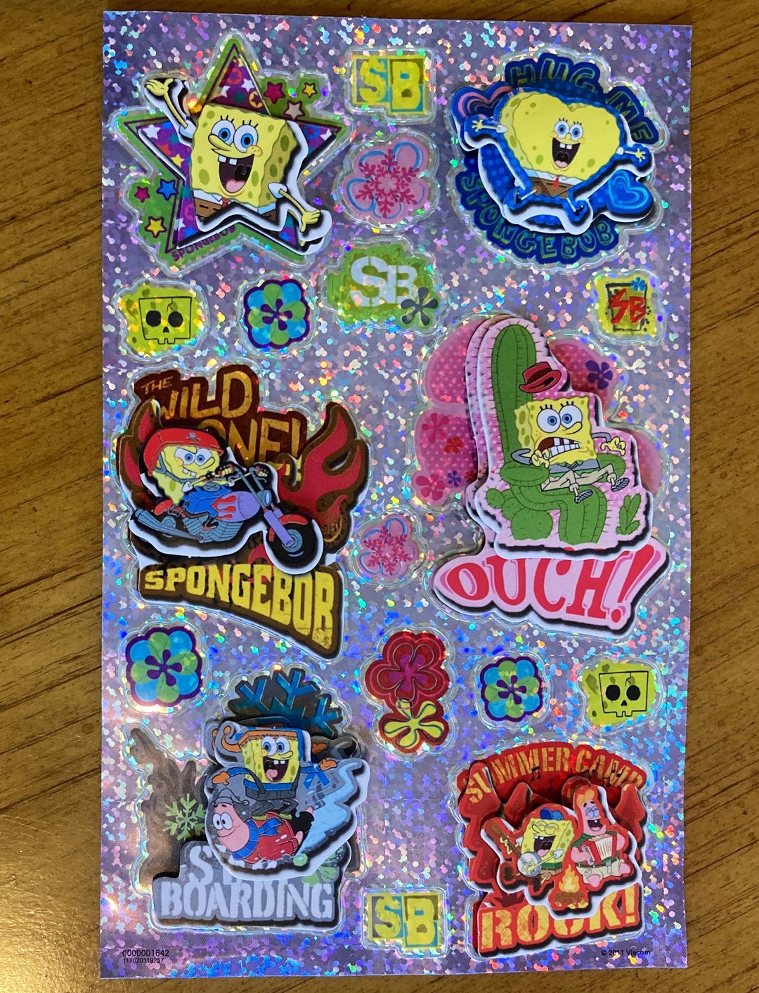 Vintage Spongebob Pop up 3D Stickers - Etsy