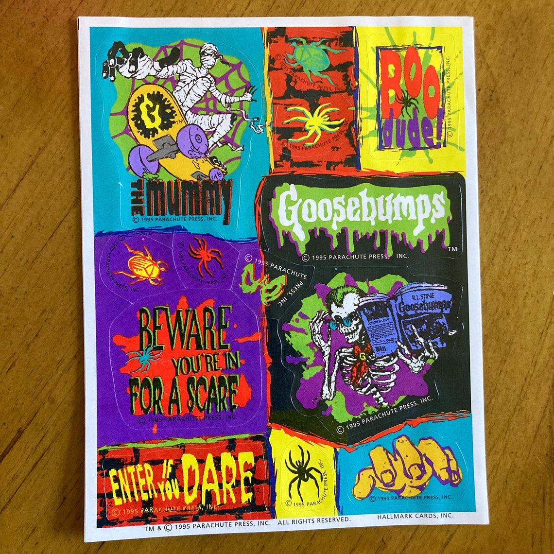 Goosebumps Vintage Stickers - Etsy