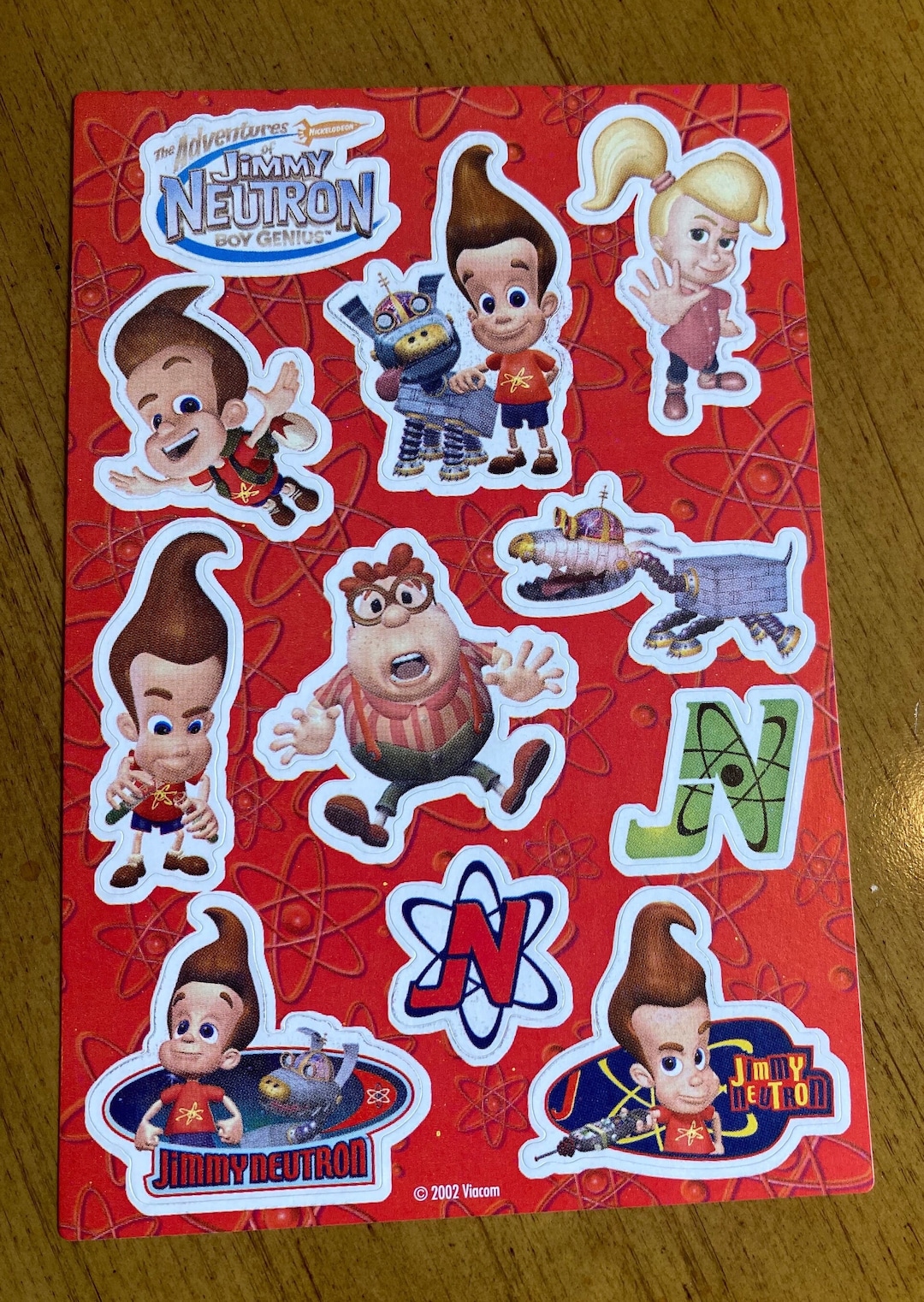 Vintage Jimmy Neutron Stickers - Etsy