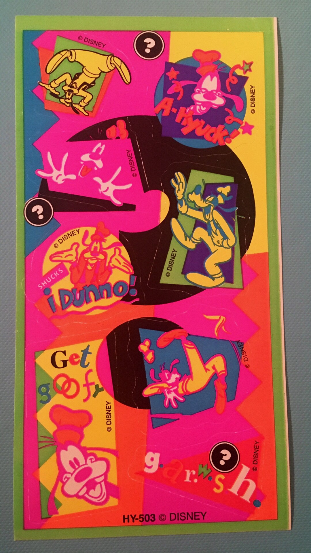 Vintage Retro Disney Goofy Stickers - Etsy