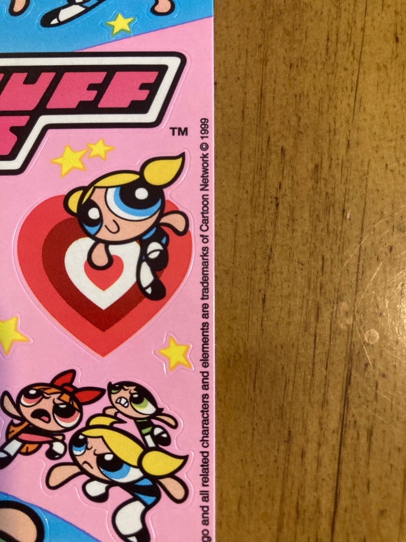 Power Puff Girls Sticker Sheet - Etsy