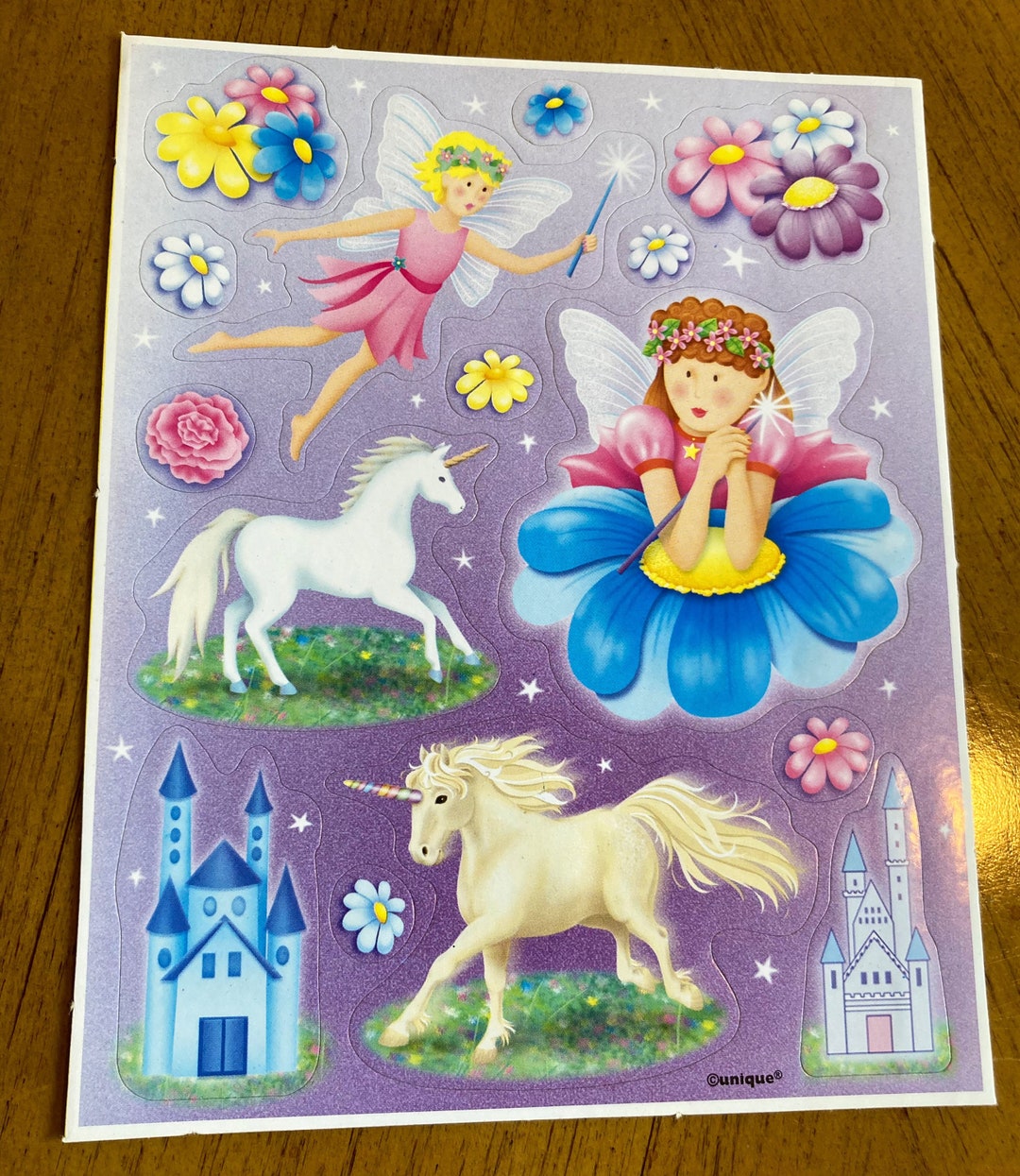 Fairy Princess Unicorn Magic Castles Fairytale Stickers - Etsy
