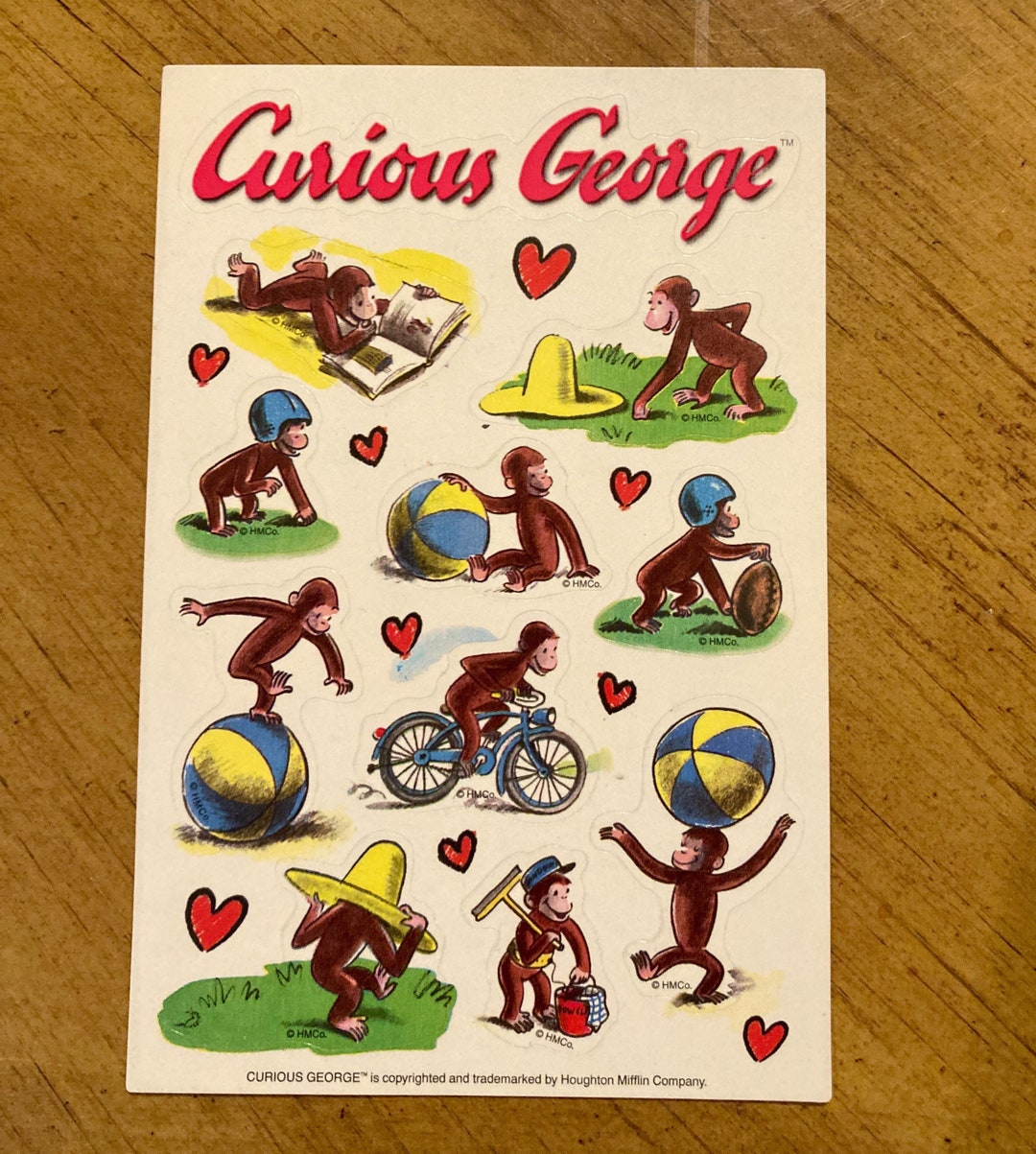Curious George Stickers - Etsy