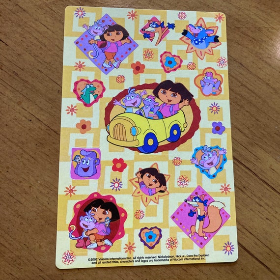 Vintage Dora the Explorer Sticker Sheet - Etsy