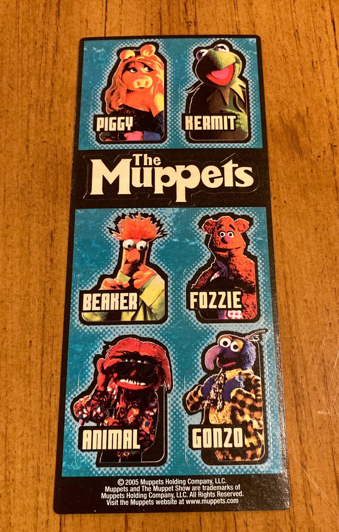 The Muppets Sticker Sheet Piggy Kermit Beaker Fozzie Animal Gonzo - Etsy