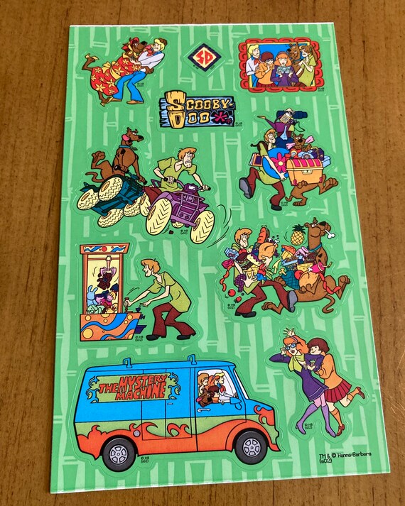 Vintage Scooby Doo Sticker Sheet - Etsy