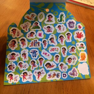 Vintage Dora the Explorer sticker book | Etsy